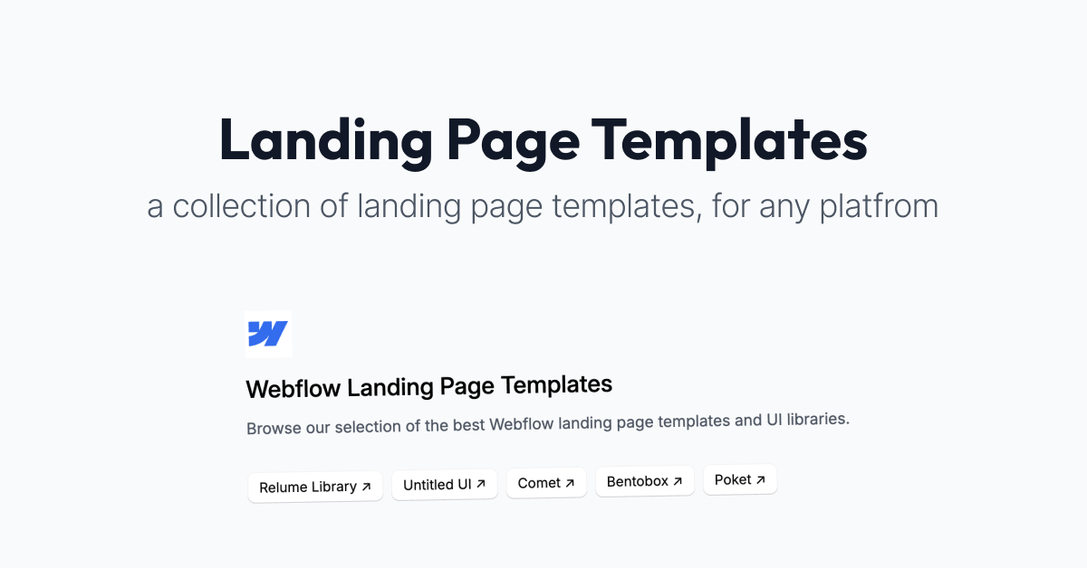 Landing Page Templates - 20+ Landing Page Templates