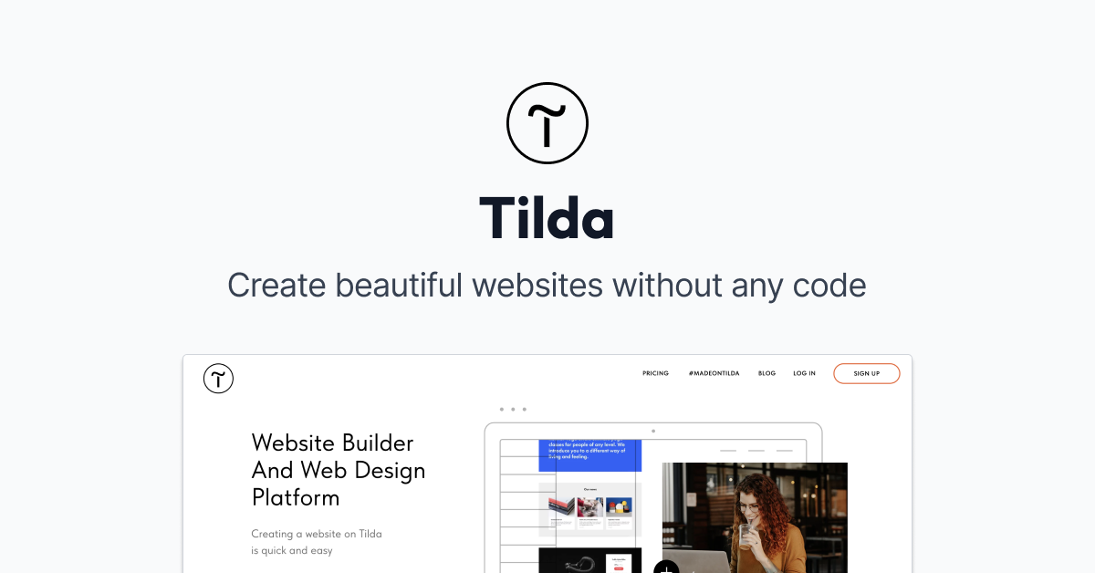 Tilda - Landing Page Builder, Website Builder